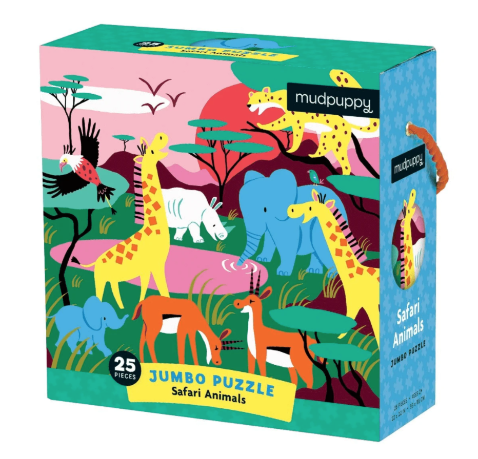 Safari Animals Jumbo Puzzle | The Little
